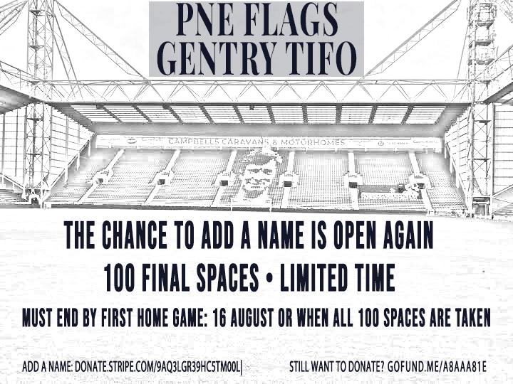 PNE Flags - Gentry Tifo — a tribute unique to The Gentry | Page 8 | PNE Online